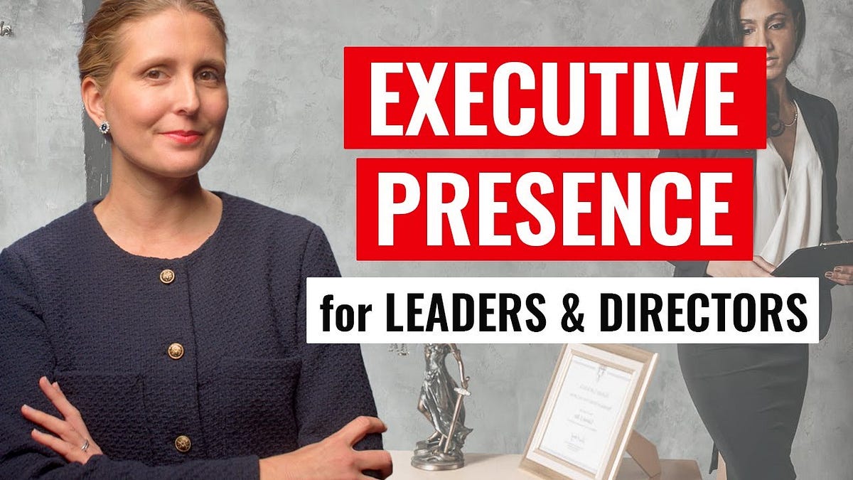Executive Presence: Path to Commanding Leadership | by OriginBluy ...