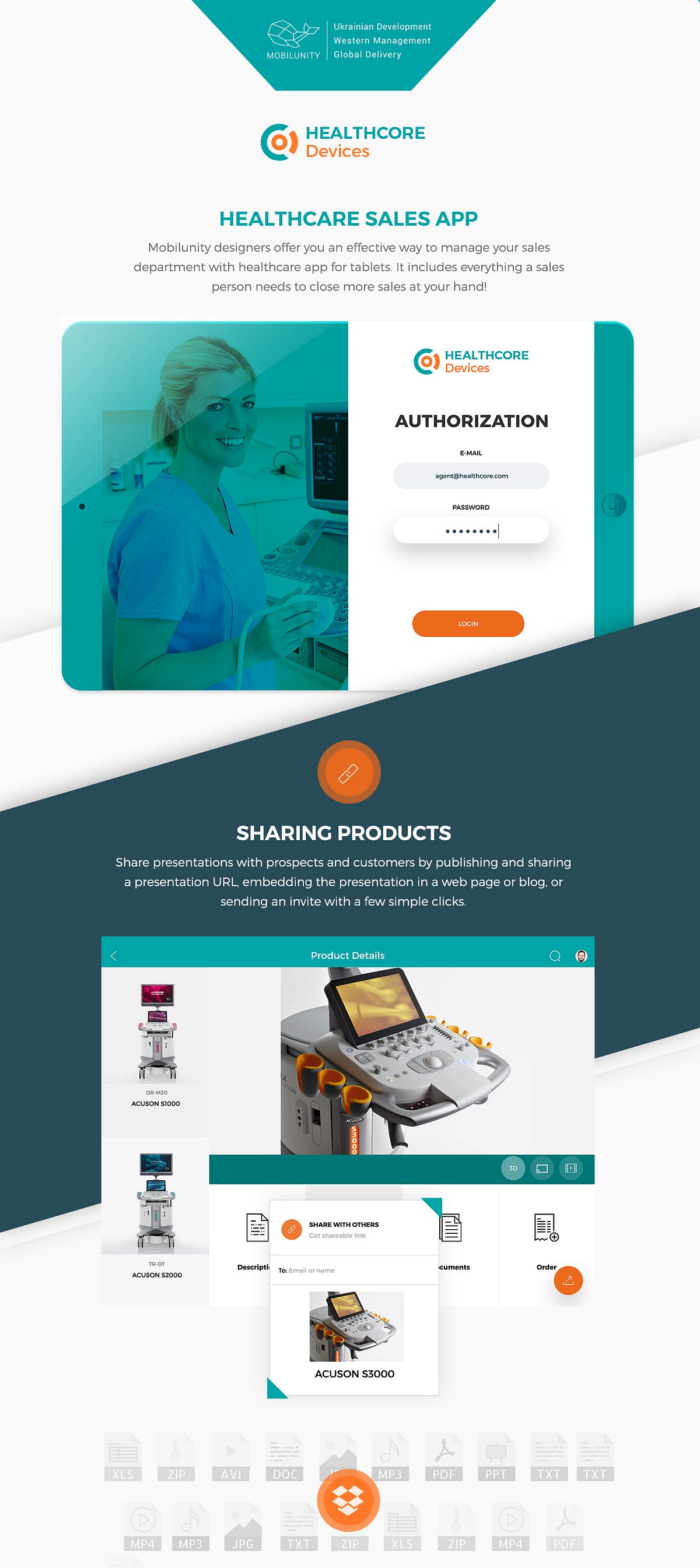 Medical App Design. Our UI/UX team created this laconic… | by ...