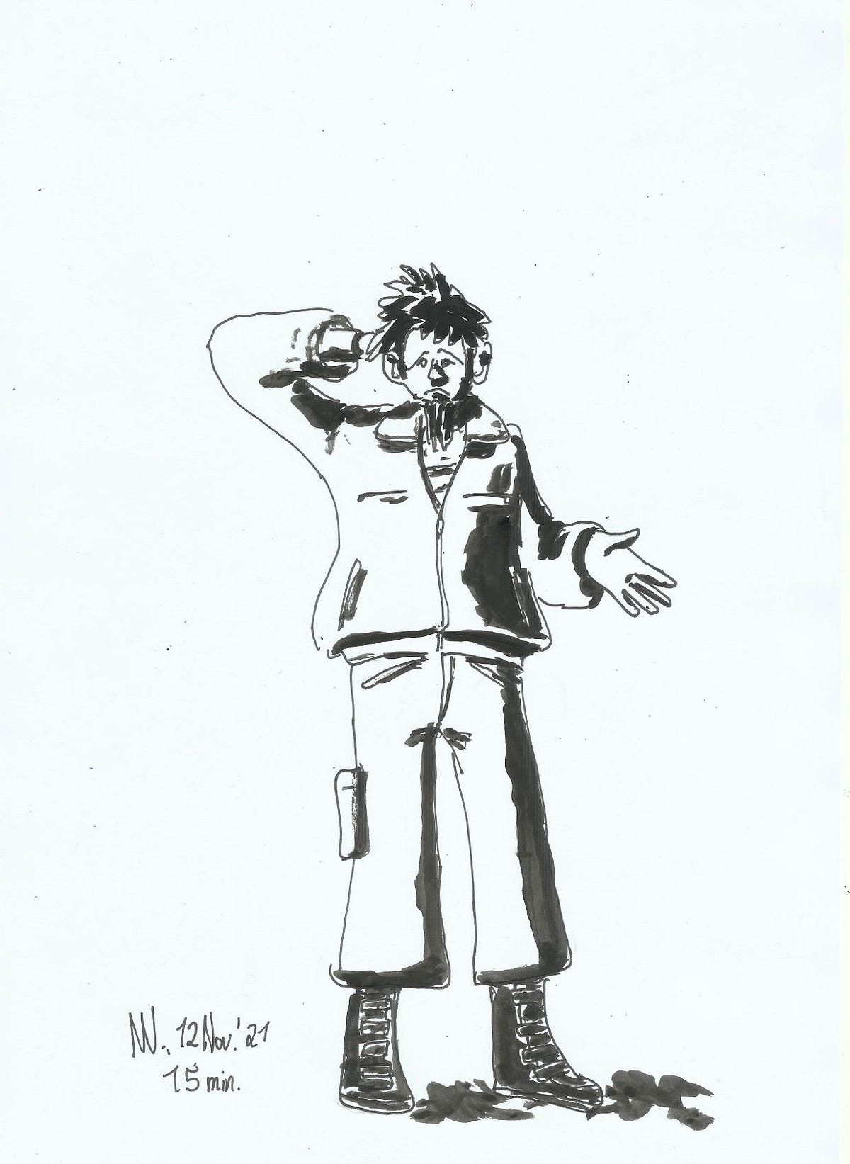 Daily Fast Drawing 2 - Nuno Neves - Medium