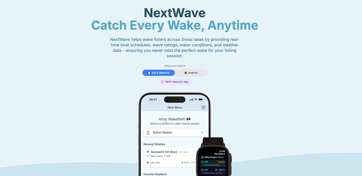 From Foiling to Code: My Journey Building NextWave as a UX Designer | by Patrick Federi | Medium