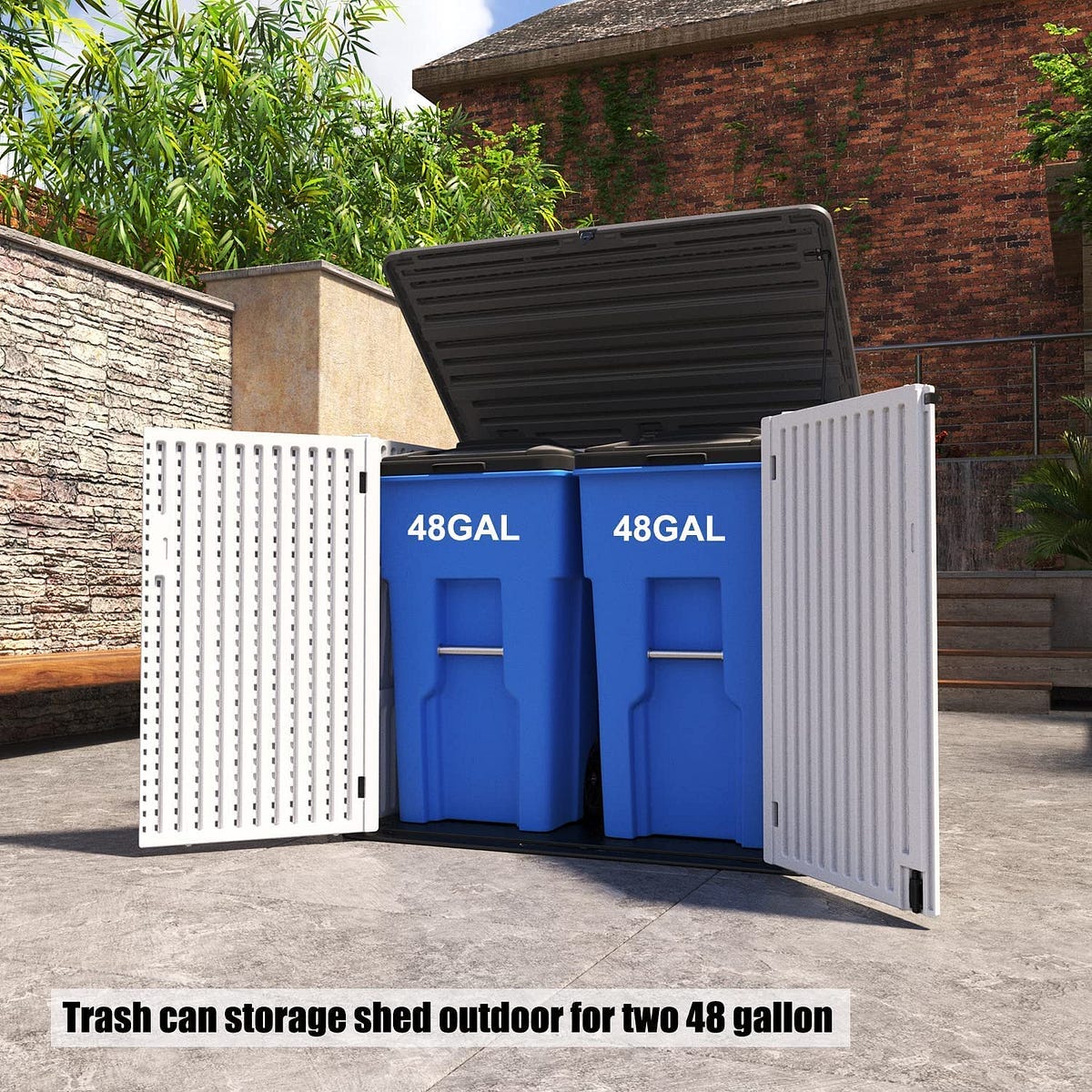 Vertical Outdoor Storage Shed Online | Amazon.ca - hortic - Medium