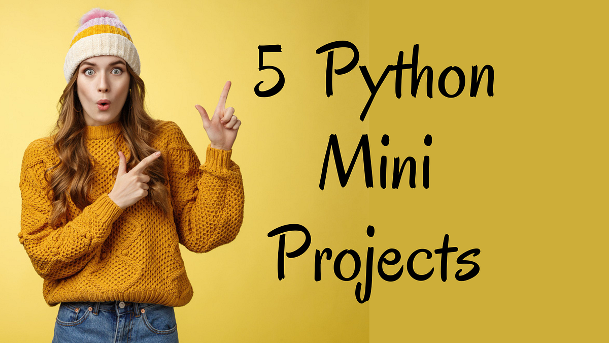 5 Must Try Python Mini Projects. Text Extractor, Audio Book, Word Cloud… | by Swathi Ganesh ...