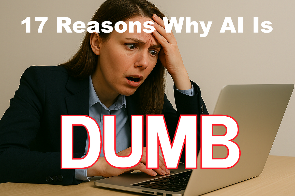 17 Reasons Why We Can’t Have AI. This is going to change humanity, but ...
