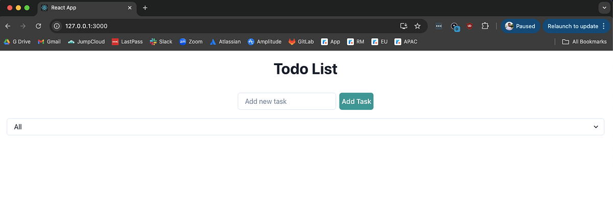 Beginners Guide Building A Dockerized Todo App With React Chakra Ui And Rust For Backend