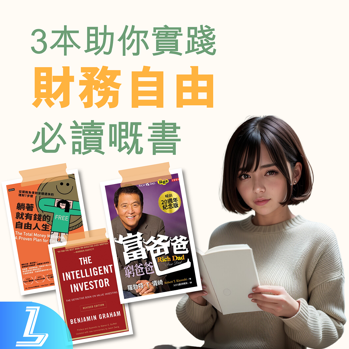 Three books to read for Financial Freedom | by Lily and Lin | Medium