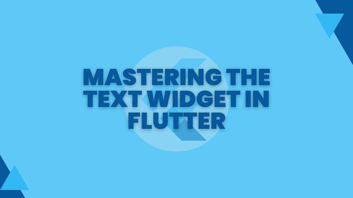 Mastering the Text Widget in Flutter | by Developer Hub | Flutter Hub ...