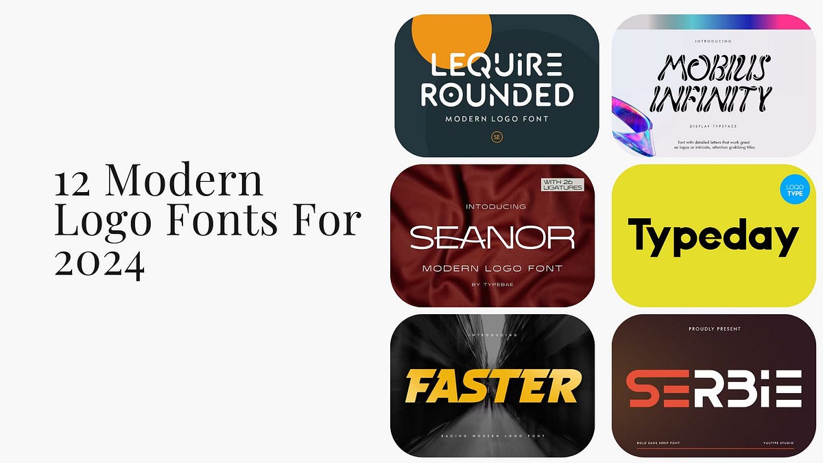 18 Modern Logo Fonts For 2024 - Fonts That Speak | Bootcamp