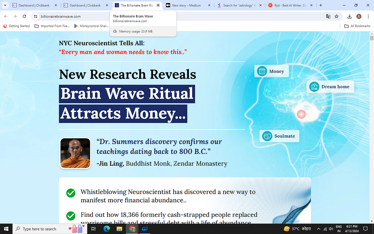 Billionaire Brain Wave — Brand New VSL From 8-Figure Marketer | by Surbeer Singh | Apr, 2024 ...