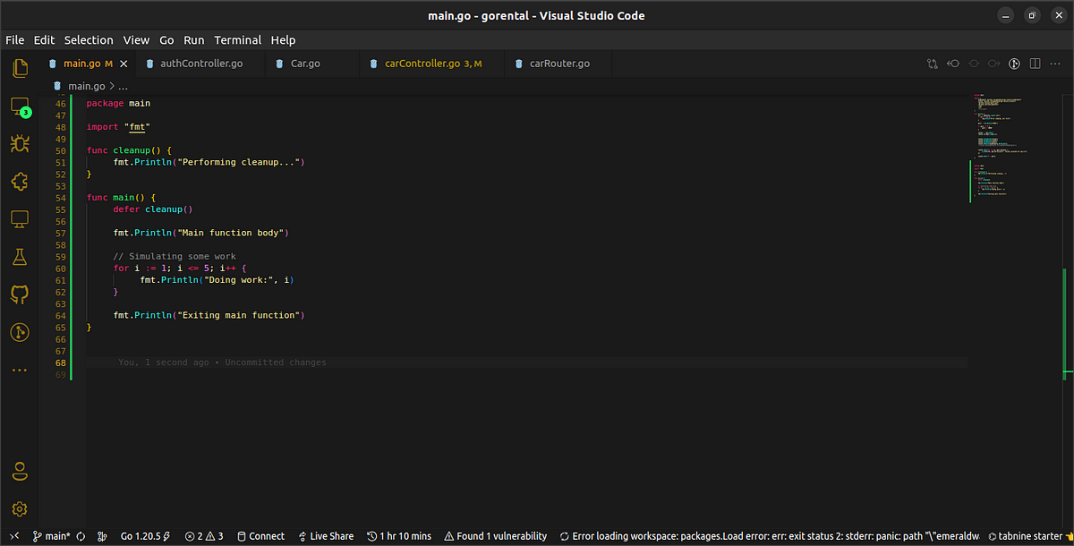 Defer Keyword In Go The Defer Keyword Is Generally Used For… By Iyinbo Oritsegbubemi John