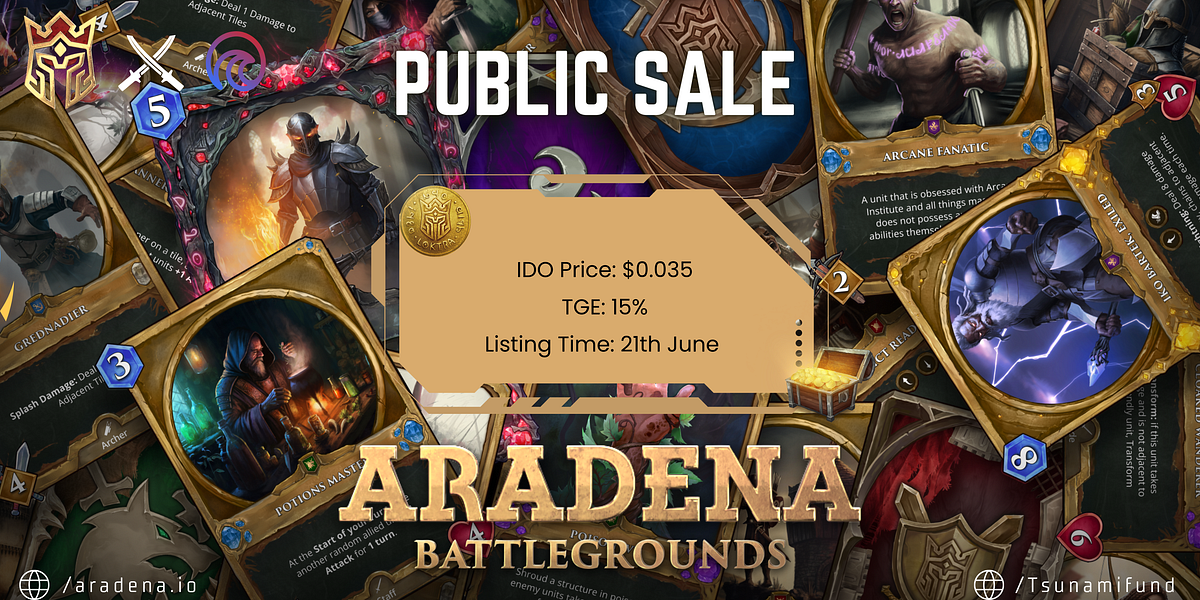 🚀 Public Sale Announcement: Aradena is Live! 🚀🔥 - Tsunami Fund - Medium