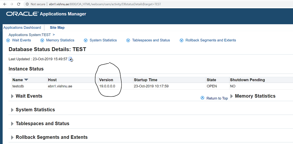 Upgrading Oracle EBS Database to 19c | by Vishnu Vinnakota | Medium