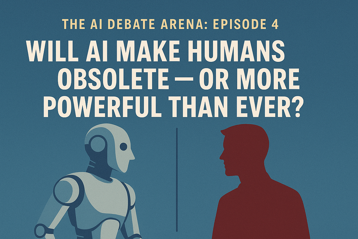 ⚔️ The AI Debate Arena — Episode 4: Will AI Make Humans Obsolete — or ...