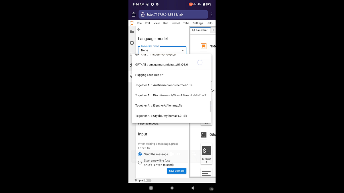 Android Mobiles+Termux+Jupyter Lab+Jupyter-AI: | by CA Amit Singh | Free or Open Source Android ...
