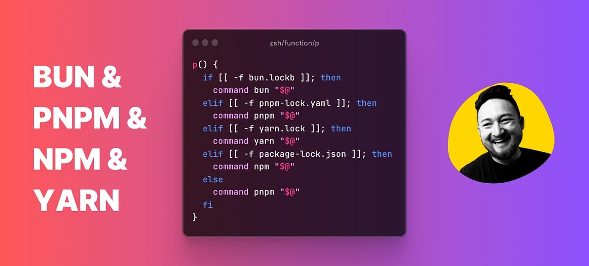 A Universal Terminal alias for bun, pnpm, npm, and yarn. | Medium