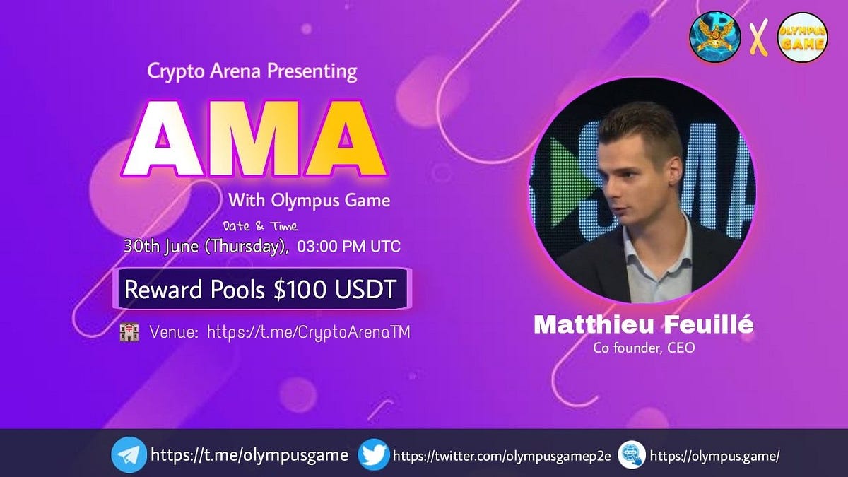 Olympus Game x Crypto Arena AMA recap | by Olympus Game | Medium