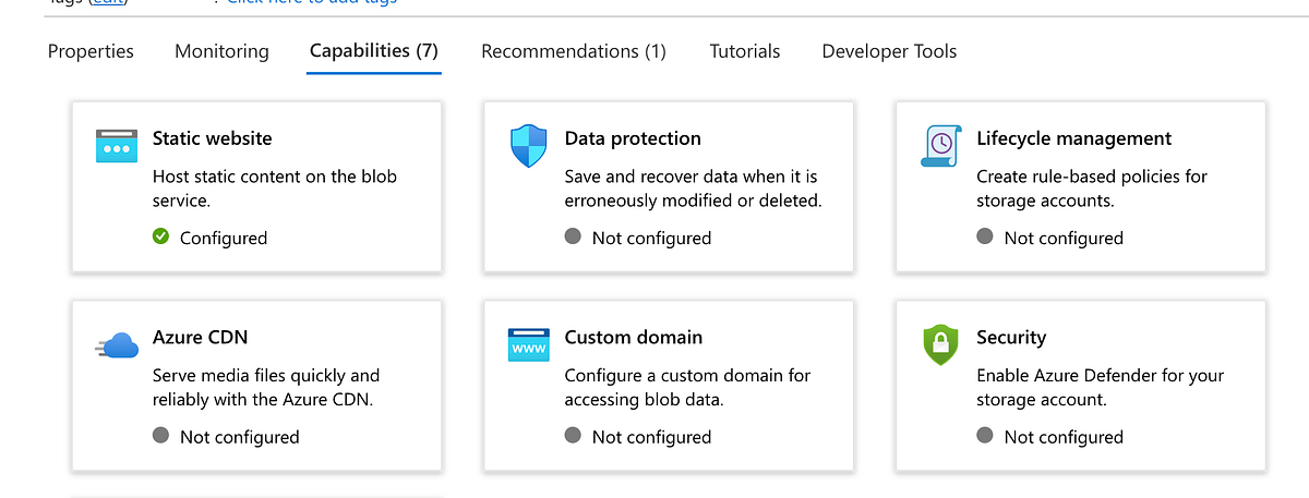 Deploy a static website in Azure (via storage account) | by Davide ...