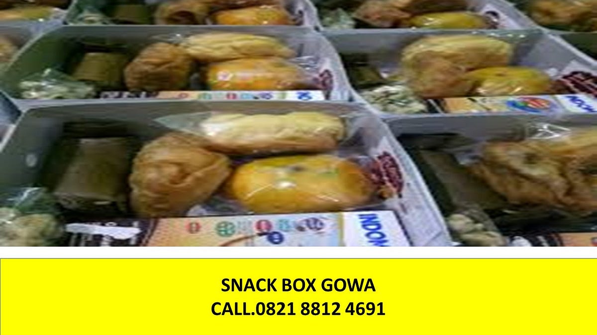 Tlpn: 0821 8812 4691, Catering Snack Box Gowa | by SNACK BOX GOWA | Medium