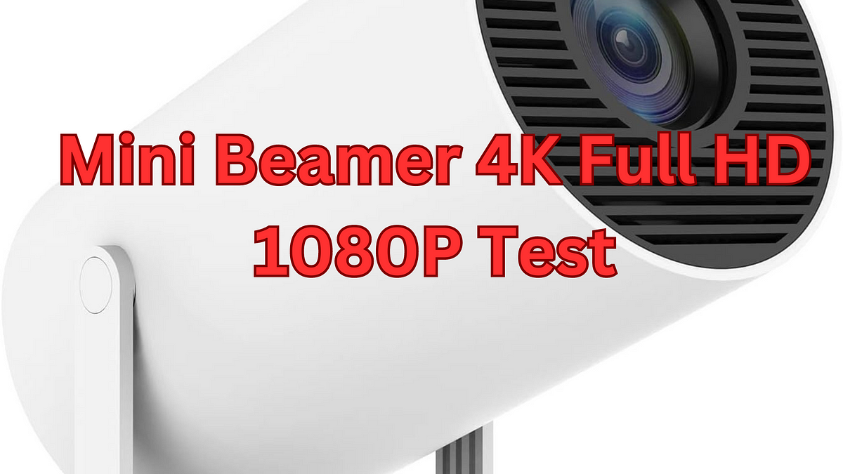 Mini Beamer 4K Full HD 1080P Test | by Vincent Pohl | Medium