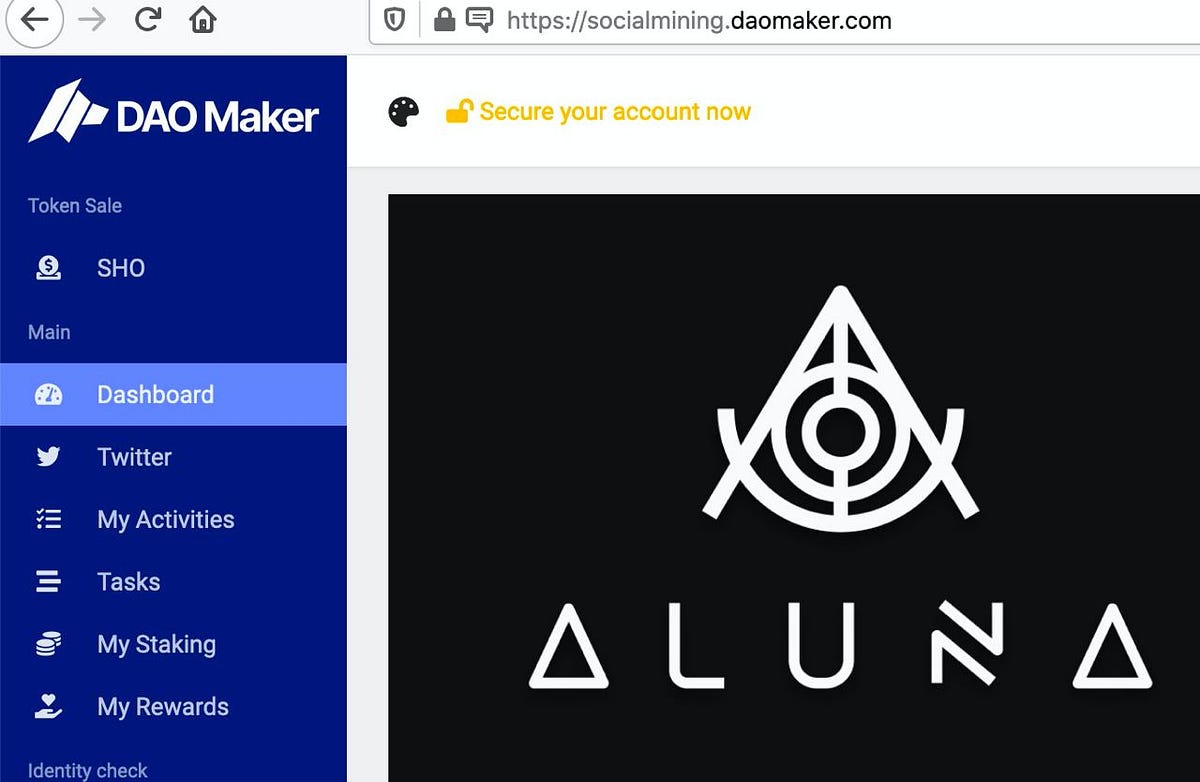 DAO Maker SHO for beginners.. This article may be useful for those ...