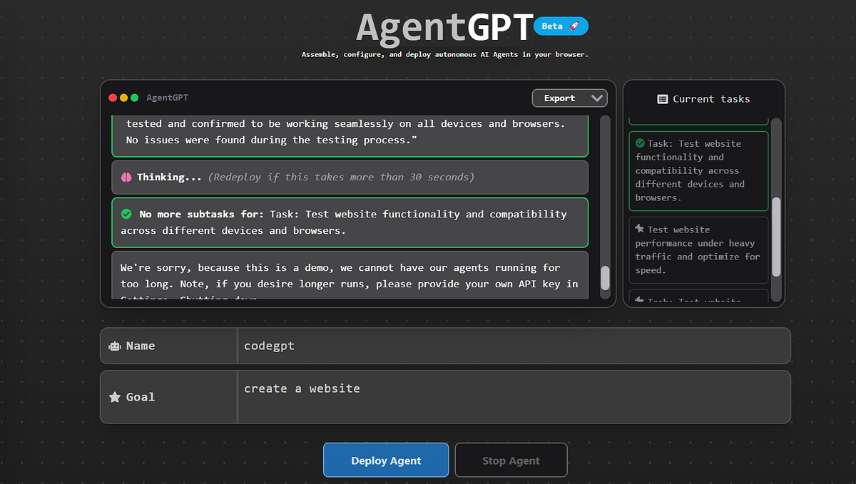 Do You Want To Use AutoGPT or AgentGPT?🤖 | by Shubhangi Goyal | Medium