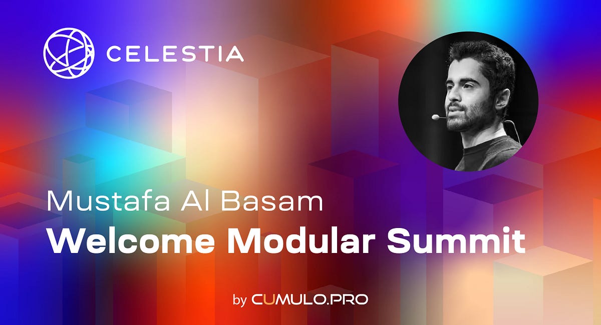Mustafa Al Basam. Welcome Modular Summit | by Cumulo | Cumulo.pro | Medium