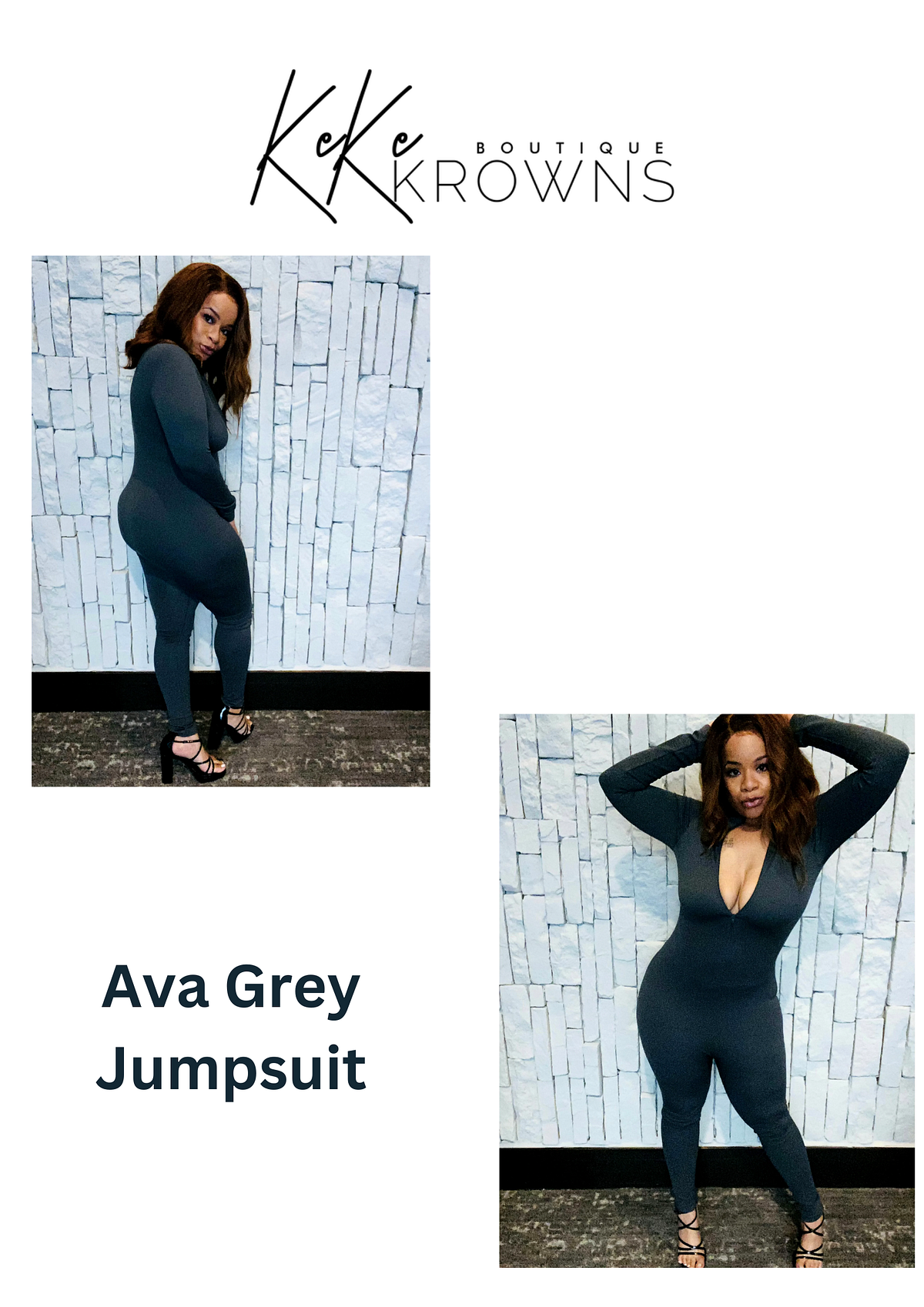 Stylish and Comfortable: The Ava Grey Jumpsuit for Any Occasion | by ...