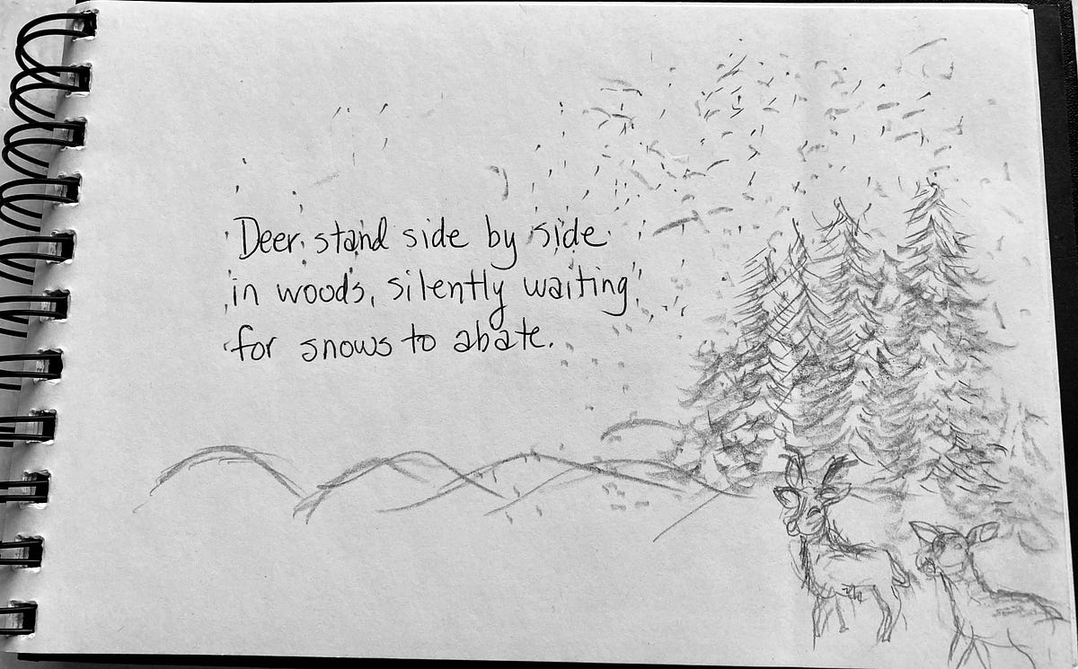Winter Haiku - Paper Poetry - Medium