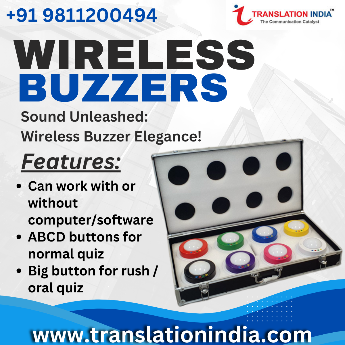 Wireless Buzzers-Translation India - translation india - Medium
