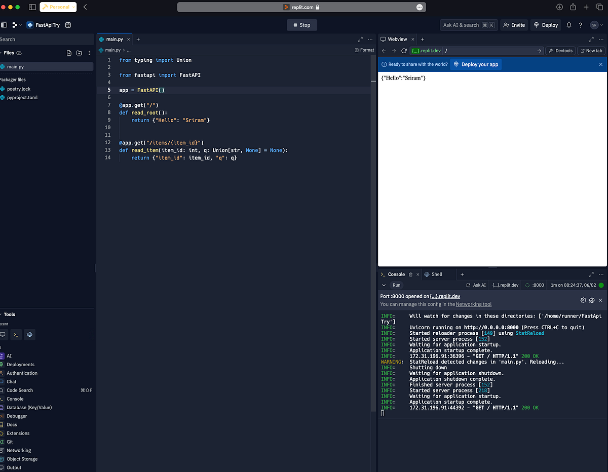 Comparing python Fast API with .NET webServer | by Sriram Alagappa | Medium