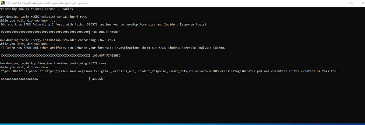 Scrum Dump good forensic and Indient Response tool | by Andrea ...