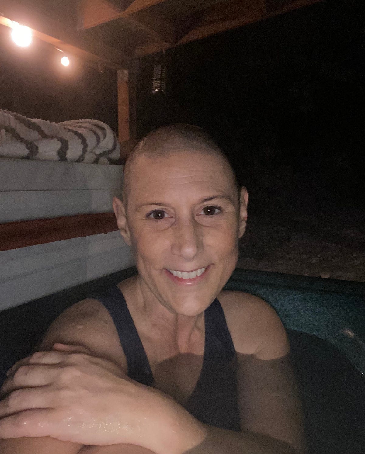 My Holiday. Last night I sat in the hot tub… | by Susie Jacobson | Medium