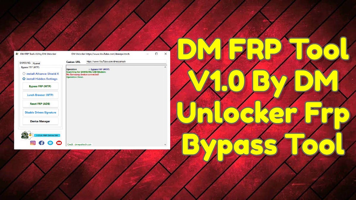 DM FRP Tool V1.0 By DM Unlocker Frp Bypass Tool | by Online Mobile Software | Medium