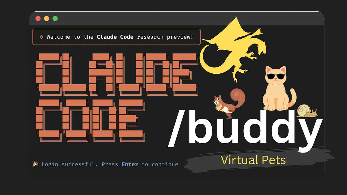 I Tested ( New) Claude Code Buddy Pet Companions (Now Coding with My ...