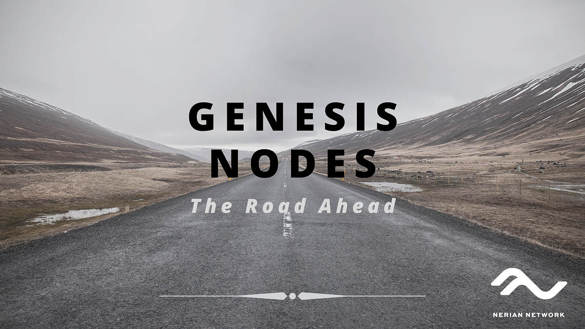 The Genesis Nodes: An Update. Written by Enzo Snyman — Co-founder and ...