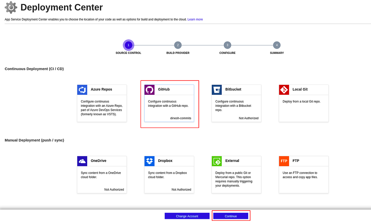 Deploy Laravel with Vue.js in Azure from Github Repo with Continuous ...