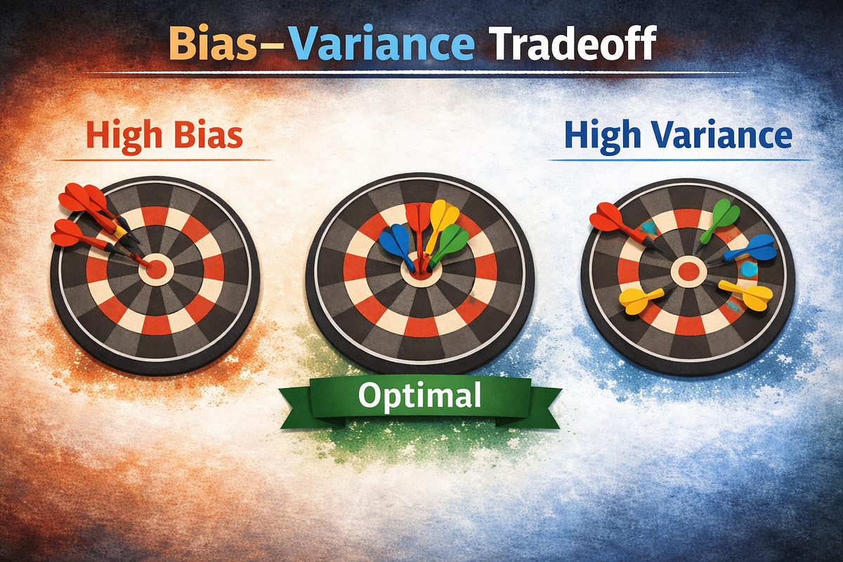 Bias–Variance Tradeoff Explained With Real-World Examples | by Ali ...