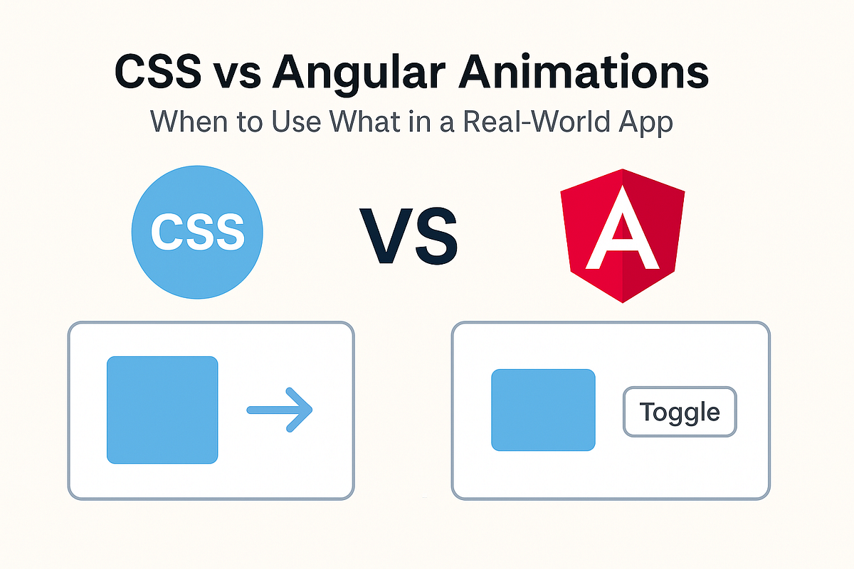 CSS vs Angular Animations: When to Use What in a Real-World App | by Siddharth | Medium