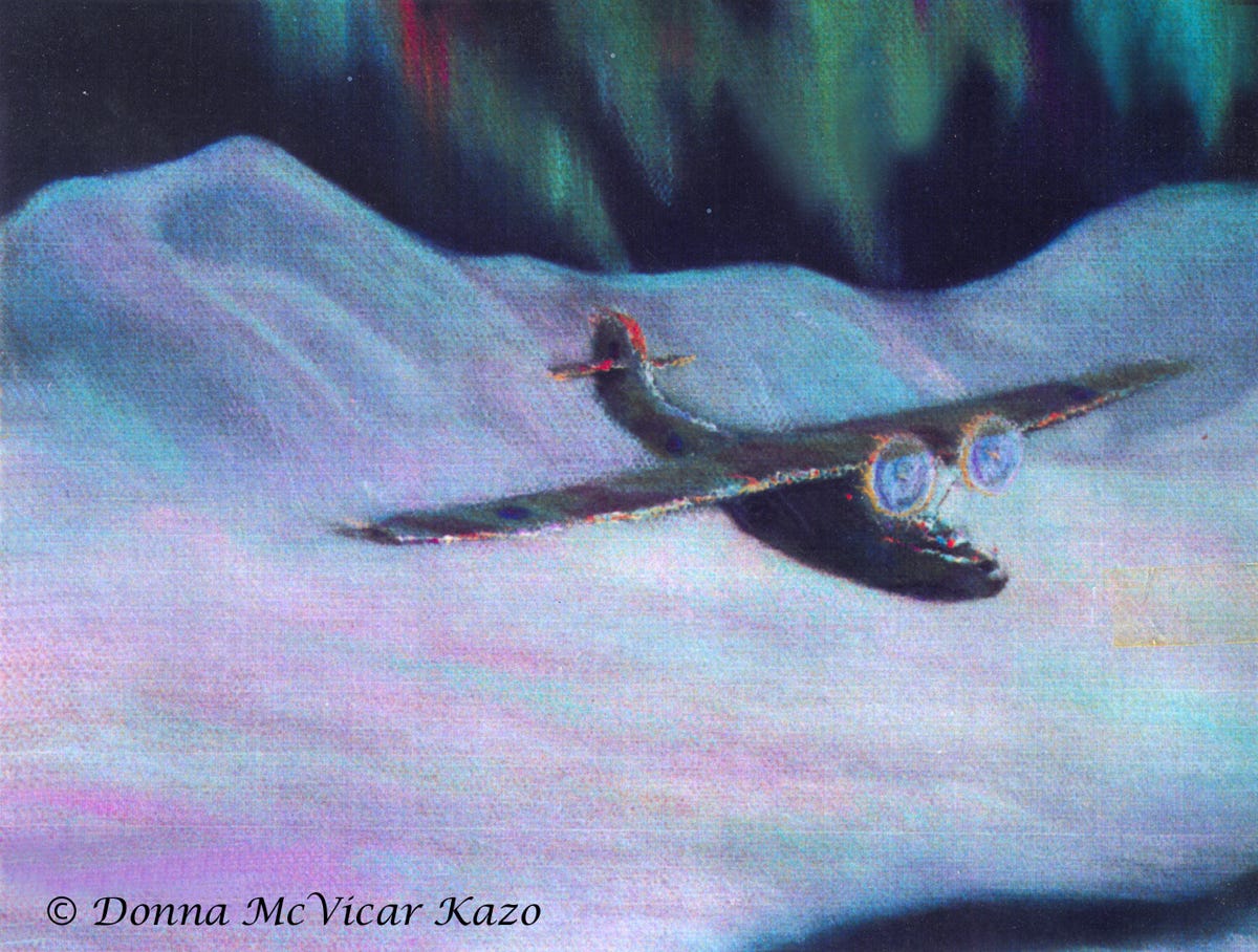“Frigid Fires”. Day 57 of my 2025 artwork retrospective | by DonnaKazo ...