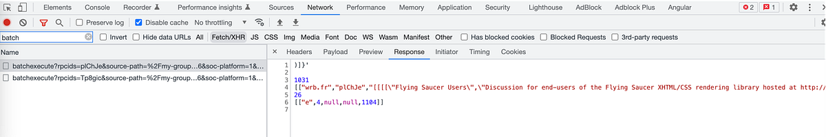 Working with google batchexecute protocol. | by Penkov Vladimir | Medium