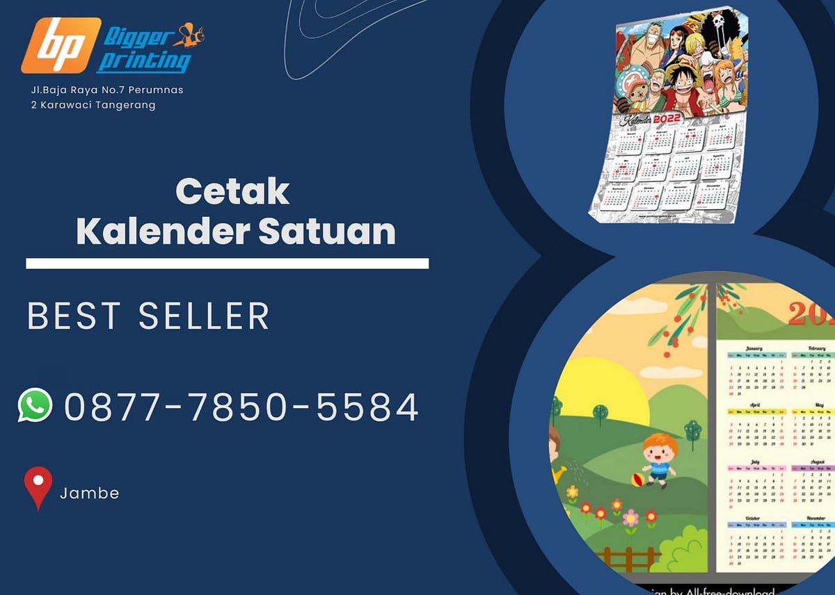 BEST SELLER, Wa./Call. 0877–7850–5584, Cetak Kalender Satuan - Cetakkalenderdindingtng - Medium