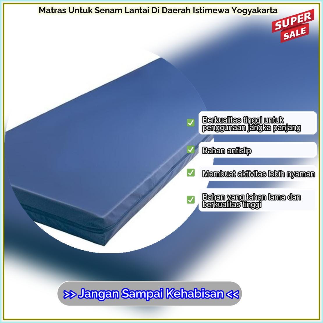 Matras Untuk Senam Lantai Di Daerah Istimewa Yogyakarta | by Harga ...