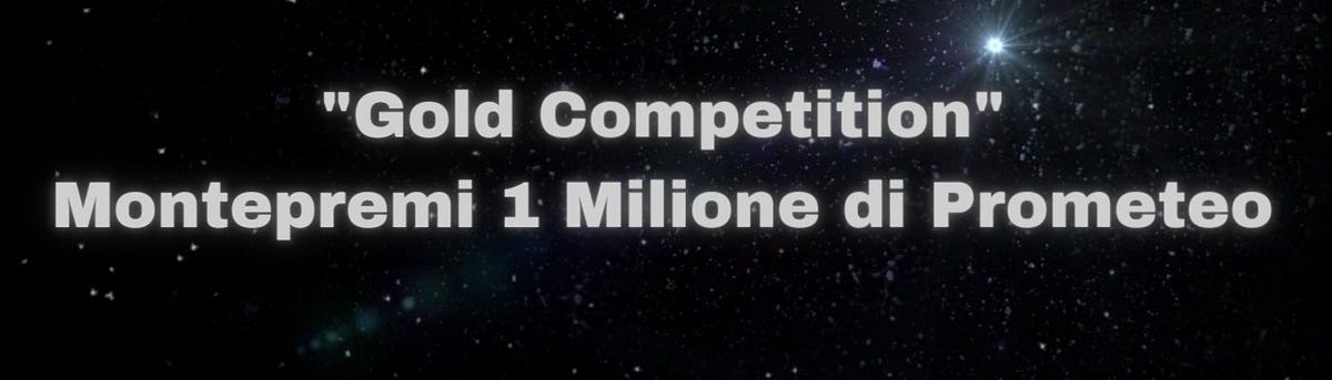 Gold competition. Ci siamo community, la sfida comincia… | by Crypto ...