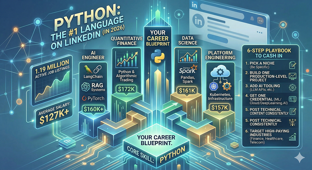 Python Is Now the #1 Language on LinkedIn — Here’s How to Cash In as a ...
