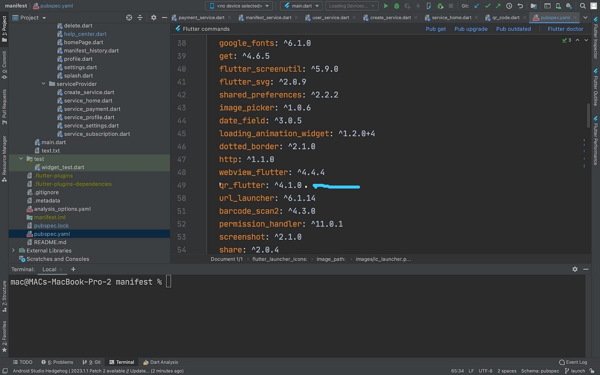 How to build a qr-code and qr scanner in flutter. | by toluwani alonge | Medium