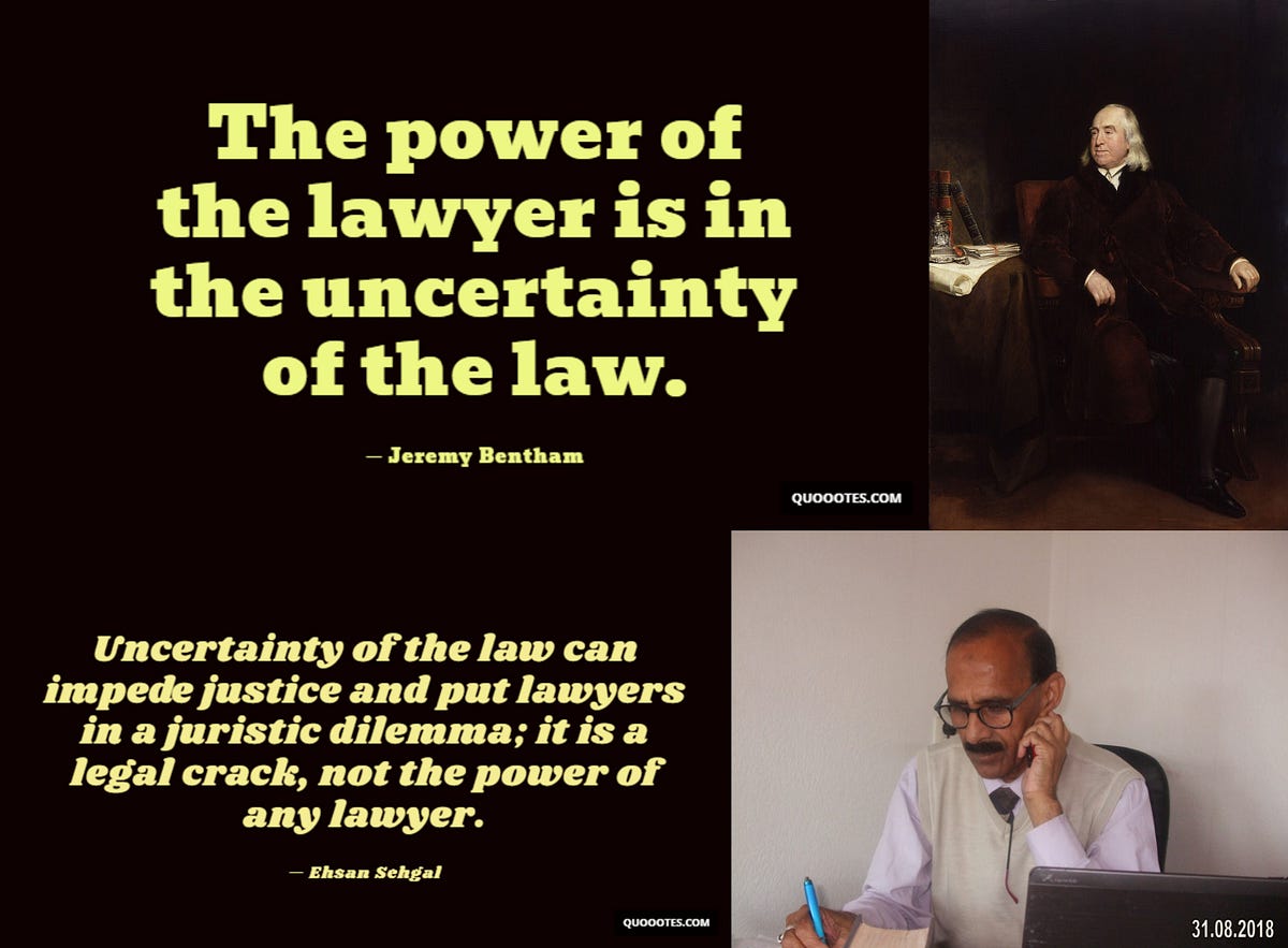 Lawyers, Power, Law, and Its Uncertainty: What Does It Impact? | by ...