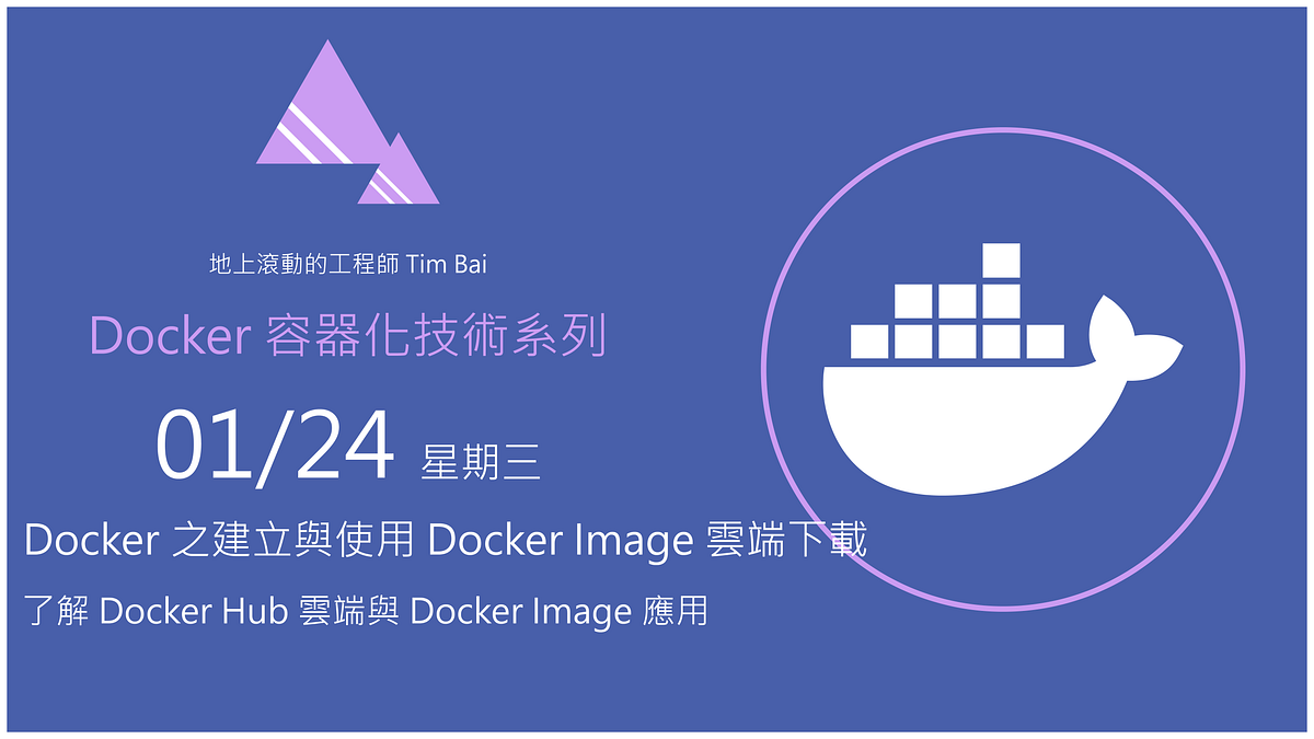 Docker 之建立與使用 Docker Image 雲端下載 | Medium