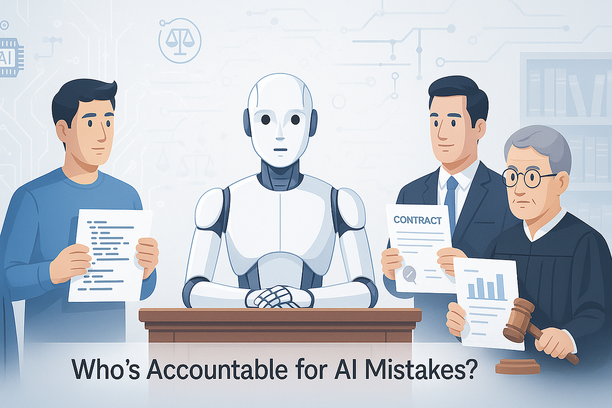 Who’s Accountable for AI Mistakes? | by Thinking Loop | Medium
