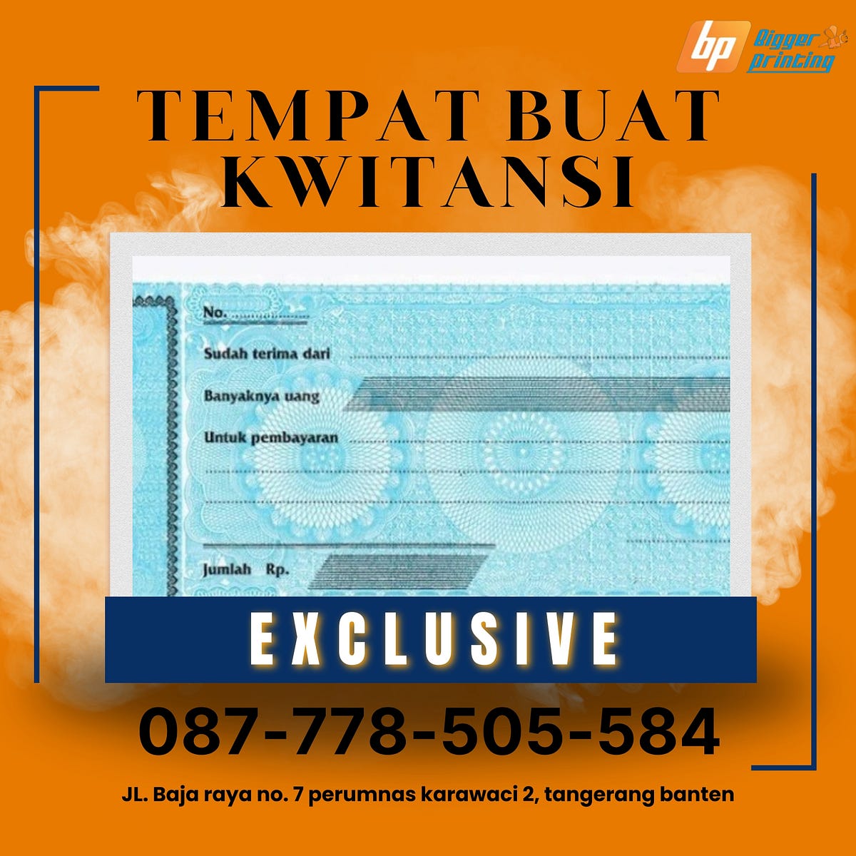 EXCLUSIVE, Wa./Call 0877–7850–5584, Tempat Buat Kwitansi di Neglasari Tangerang - BiggerSiKilat ...