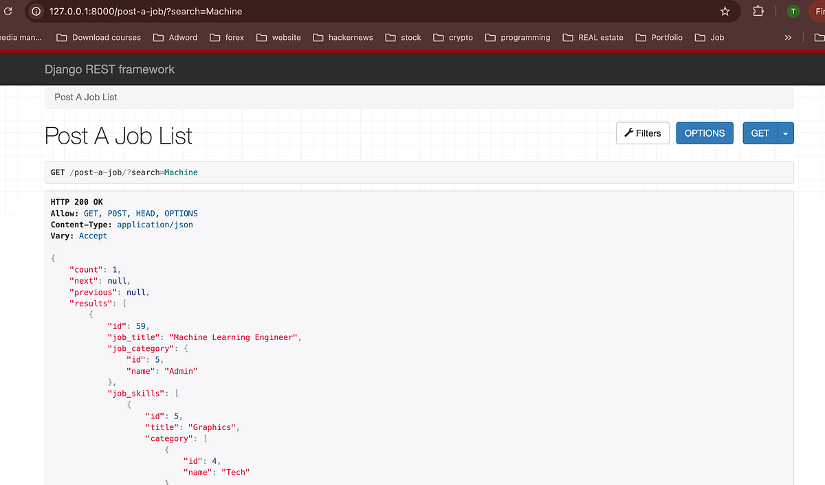 Implementing Search Functionality in Django Rest Framework (DRF) | by Theresa Okoro | Sep, 2024 ...