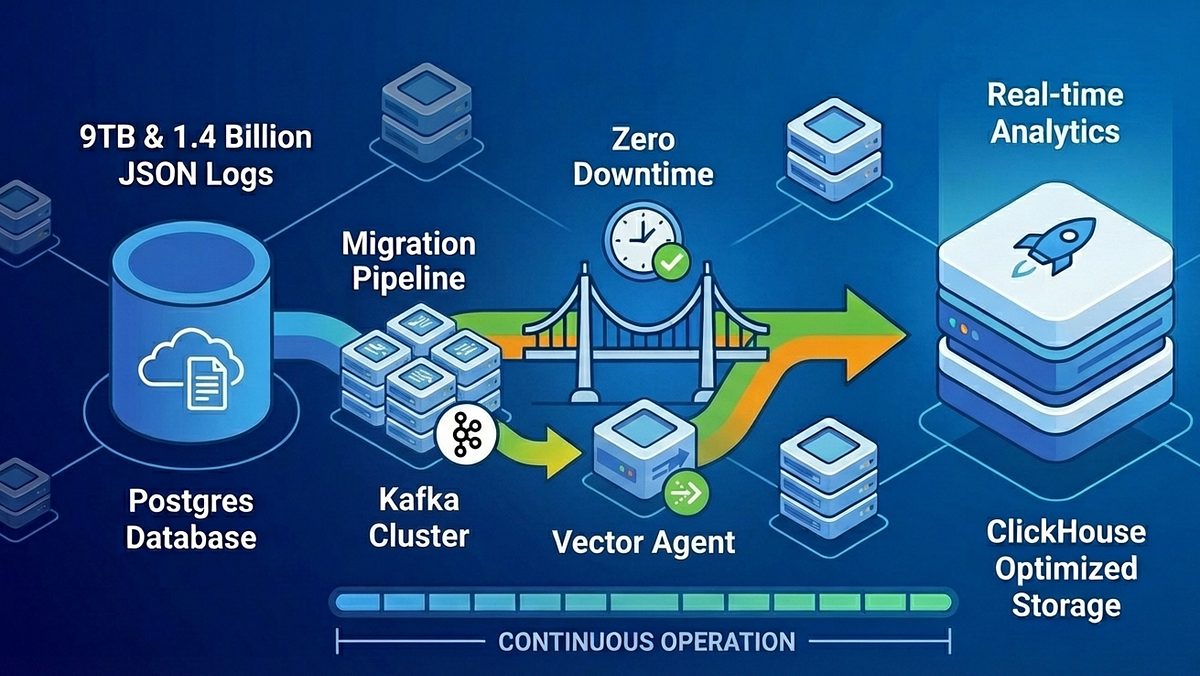 Migrating 9TB and 1.4 Billion JSON Logs from Postgres to ClickHouse ...